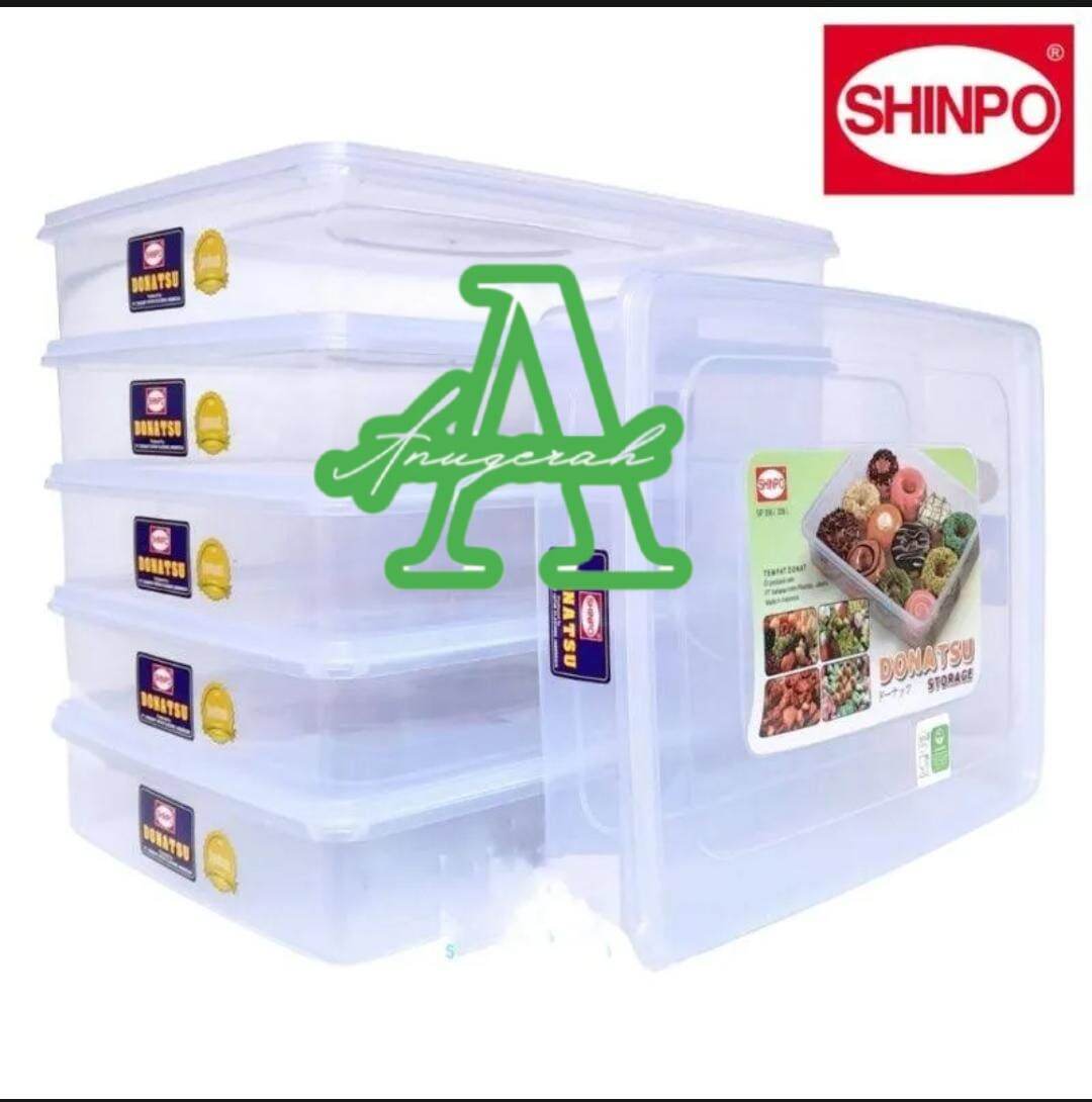 TEMPAT DONAT JUMBO 306 SHINPO / TOPLES SEALWARE PLASTIK / BOX DONAT ...
