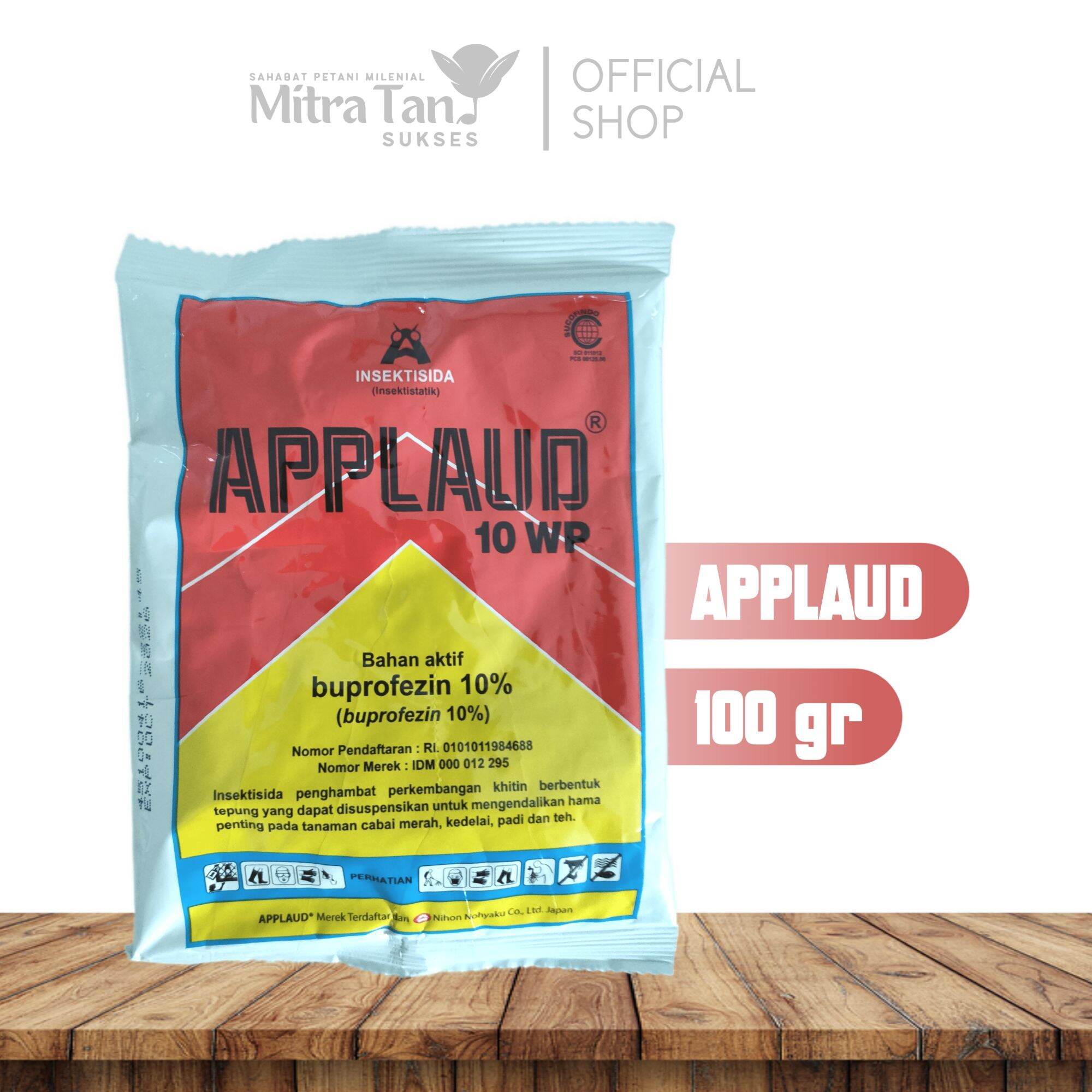 Insektisida APPLAUD 10WP (100 Gram) - Obat Wereng Tanaman Padi | Lazada ...