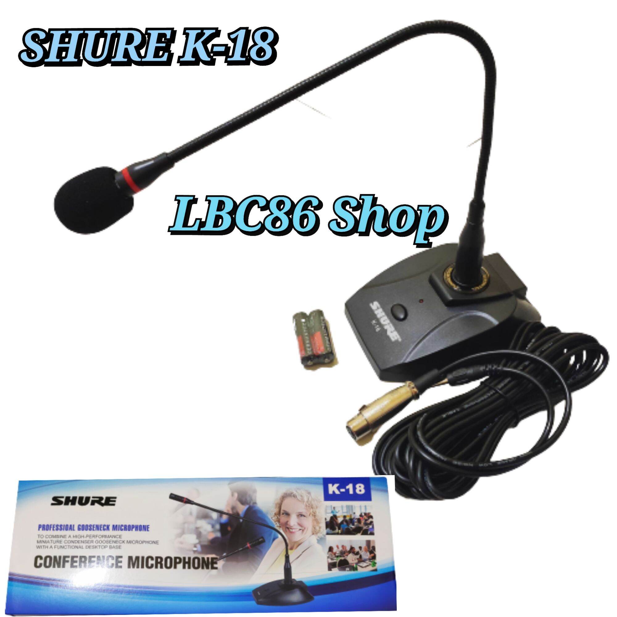 mic podium meja SHURE TM-18 microphone meja mimbar | Lazada Indonesia