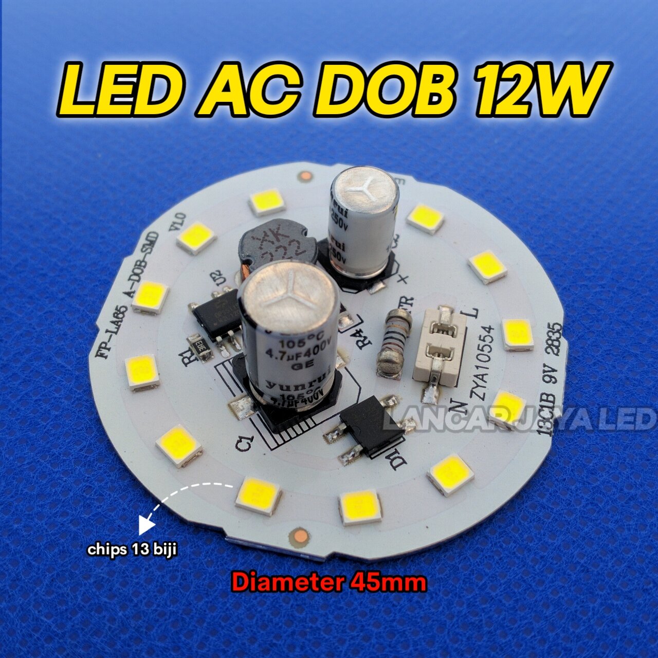 PCB LED AC ( DOB ) 12 Watt ~Lancar Jaya Led~ | Lazada Indonesia