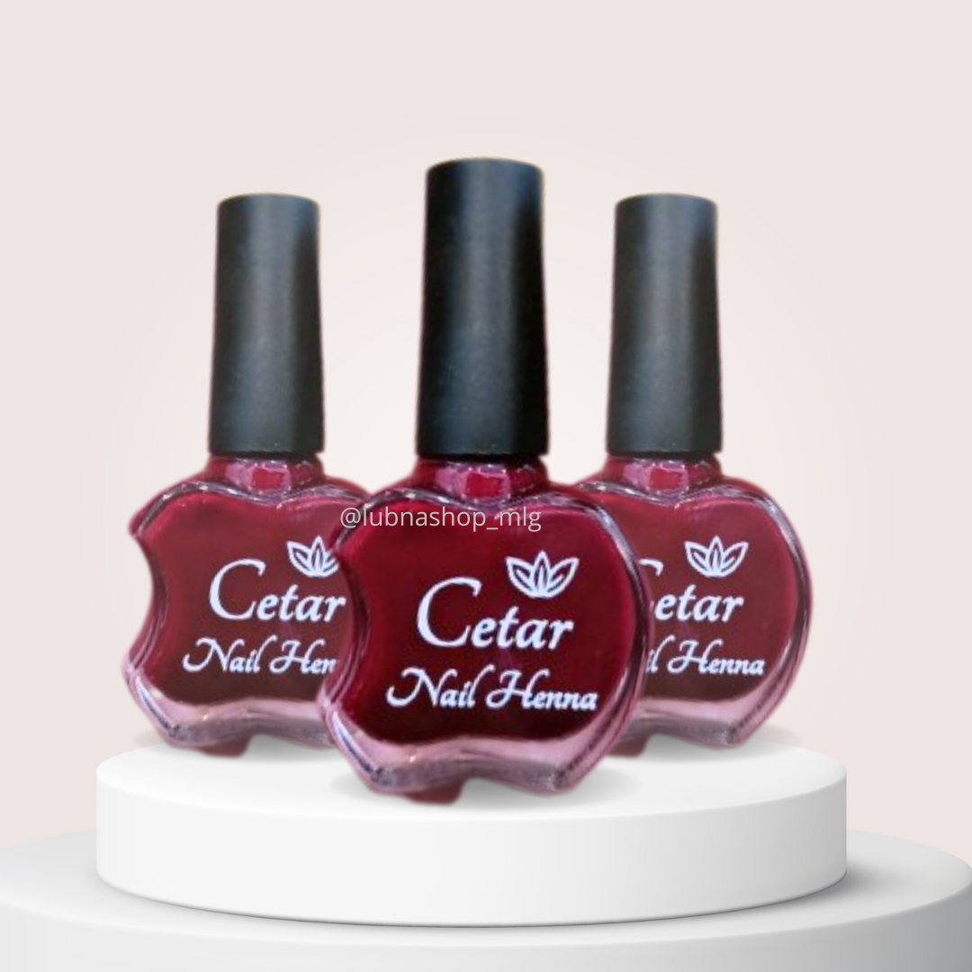 CETAR NAIL HENNA 10 ML HALAL SAH BUAT SHOLAT BPOM | Lazada Indonesia