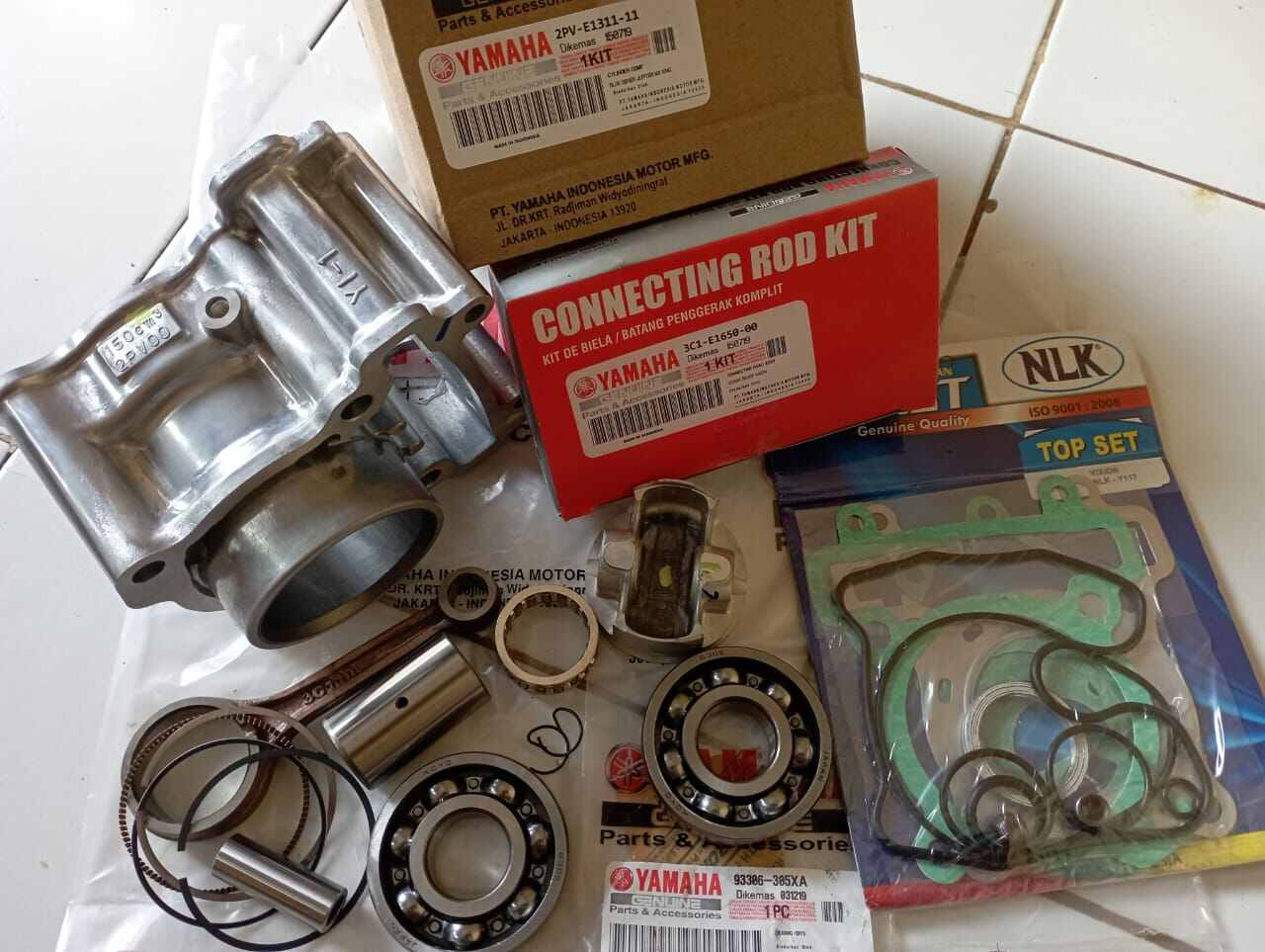 BLOK SEHER 2VP00 + STANG SEHER PAKETAN YAMAHA MX KING 150 VIXION LED ...