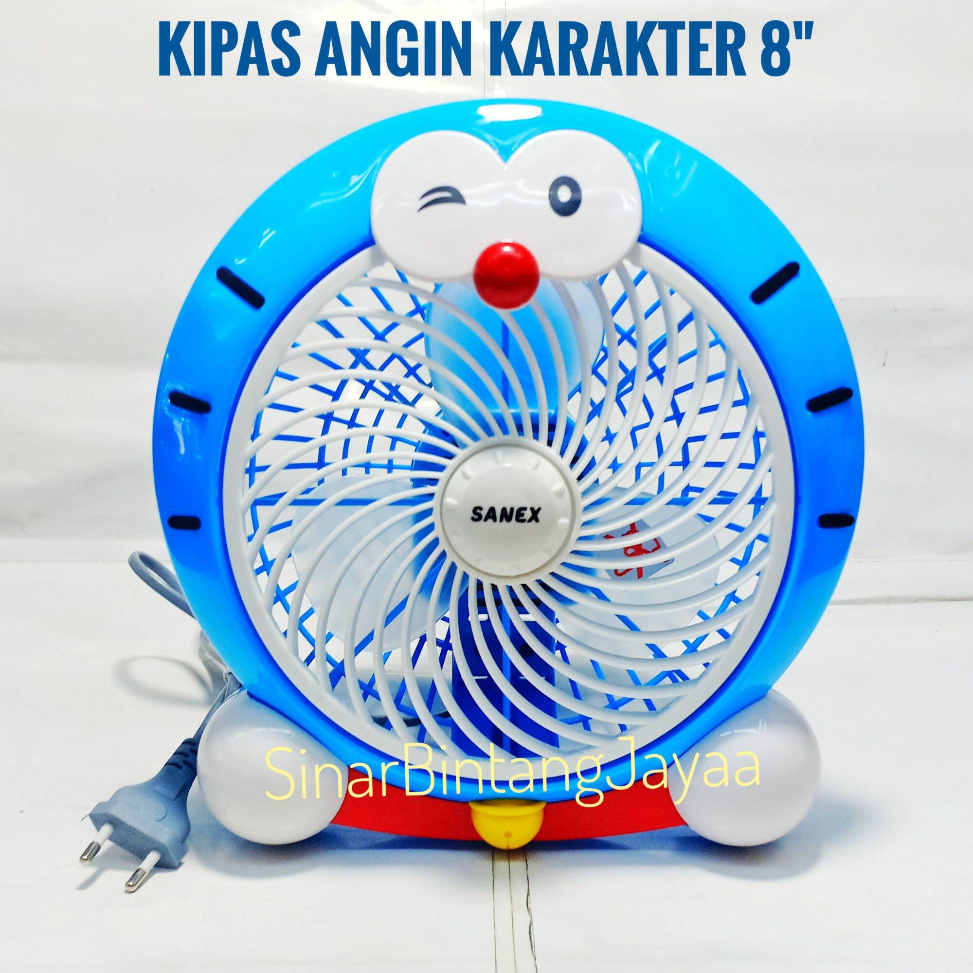 SANEX kipas Angin Duduk Karakter Doraemon 8 inch Kipas Angin Duduk 8 ...