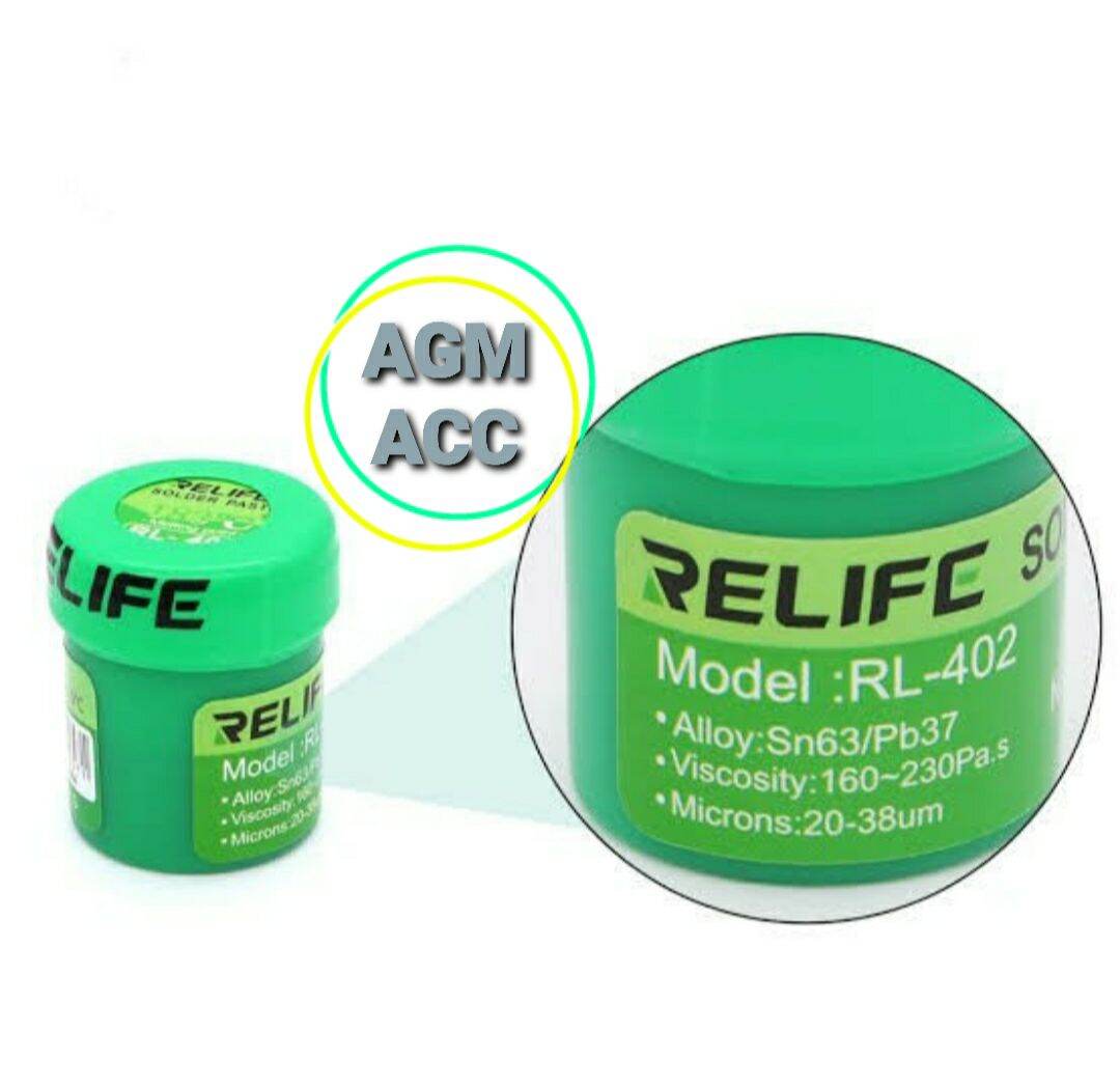 Timah Pasta / Timah Cair / Timah Solder Relife RL-402 40 Gram | Lazada ...