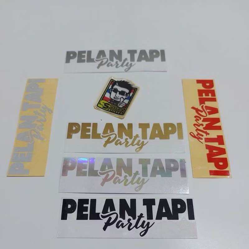 Sticker Pelan Tapi Party Cutting | Lazada Indonesia