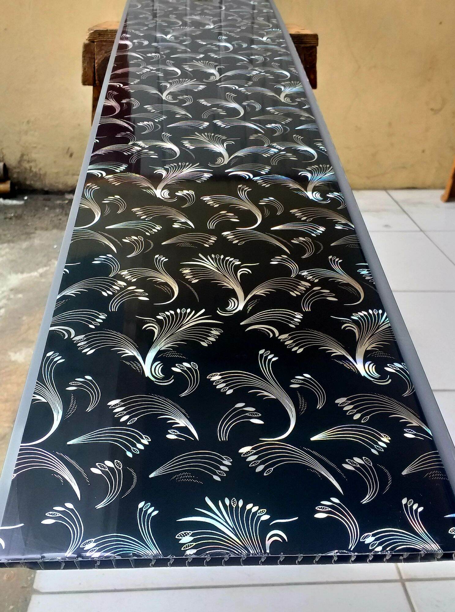 PVC 6m 1 DUS ISI 15 LEMBAR BAHAN PLAFON PVC BERKUALITAS / PLAFON PVC ...