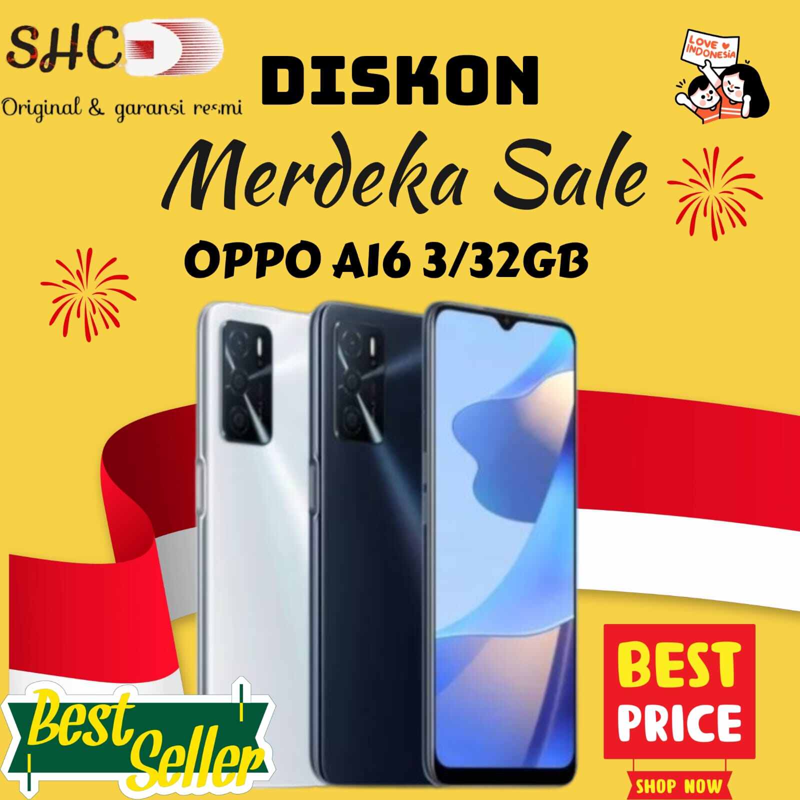 Oppo A16 Ram 3GB Rom 32GB Garansi Resmi | Lazada Indonesia