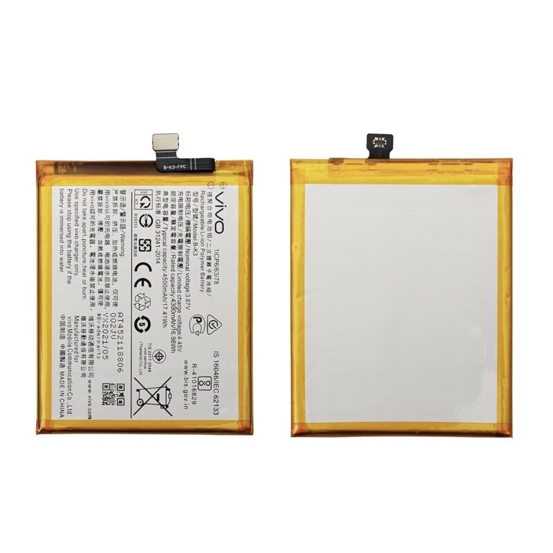 Batre Baterai HP VIVO S1 PRO 1920 ORIGINAL 100% B-K3 || Batu Battery ...