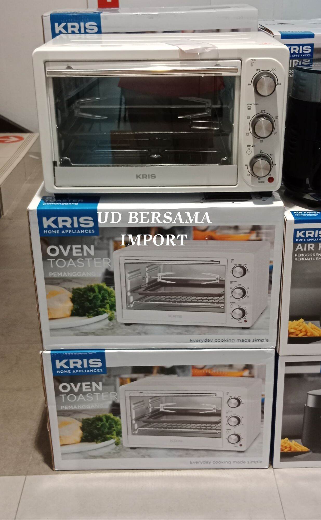 KRIS Oven Toaster 30L/Alat Pemanggang/Elektronik Dapur - Putih | Lazada ...