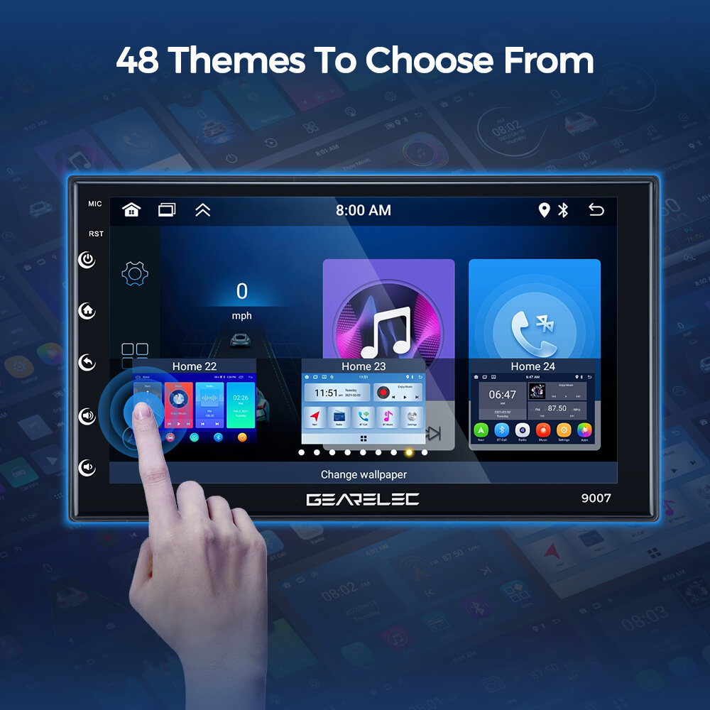 GEARELEC Android 13 Head Unit 7 9 10 inch 4+32G Universal Audio Mobil ...