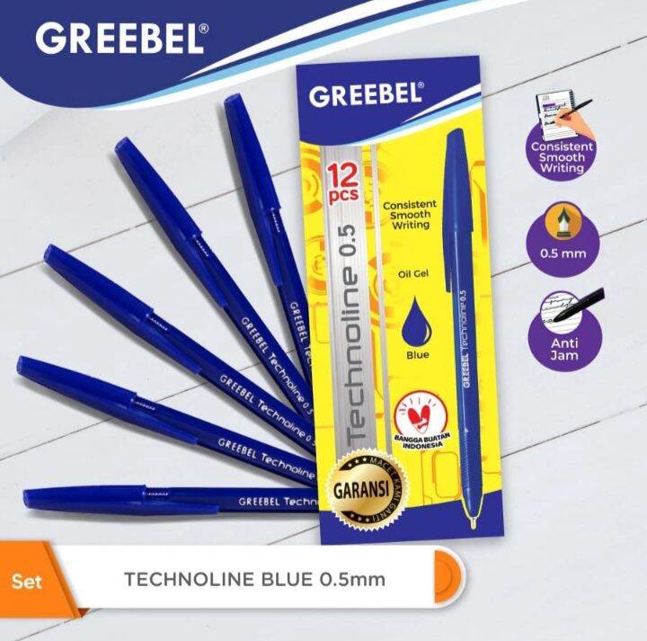 PULPEN GREEBEL TECHNOLINE 0,5 | Lazada Indonesia