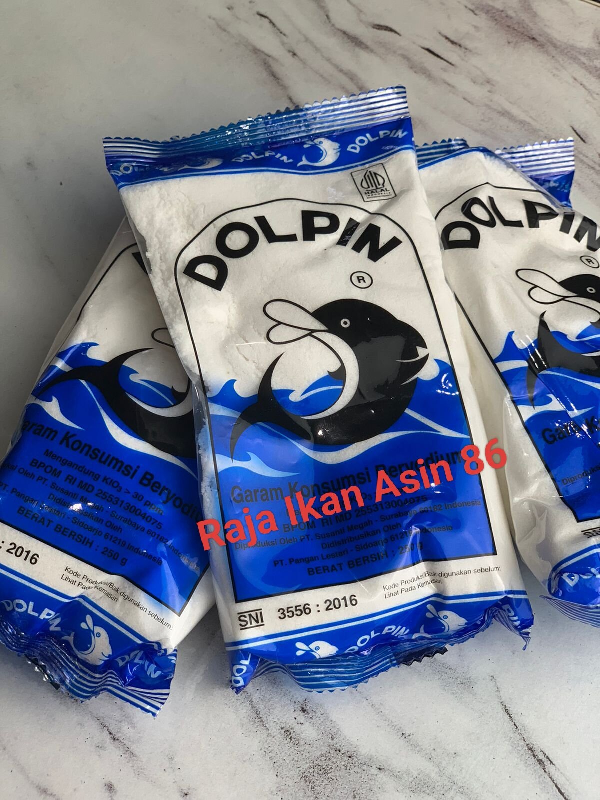 Garam DOLPIN 250GRAM / Garam Dapur / Garam Makan / Penyedap Rasa ...