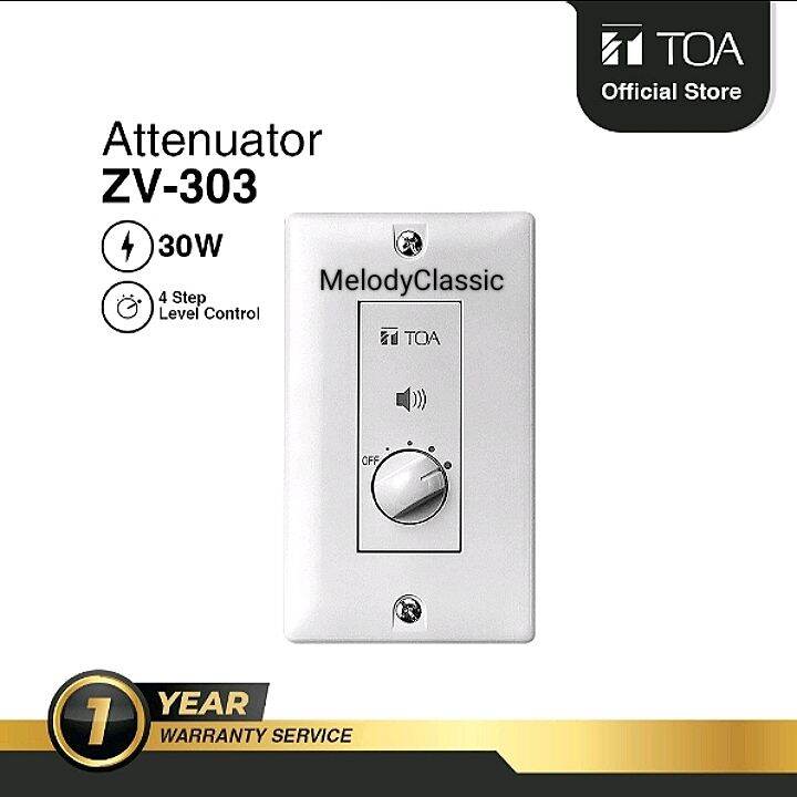 Volume Control TOA ZV 303 30Watt Attenuator Original | Lazada Indonesia