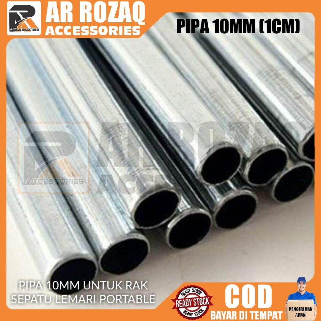 Pipa Rak Lemari Portable Diameter 10mm (1cm) & 12mm (1,2cm) Berbagai ...