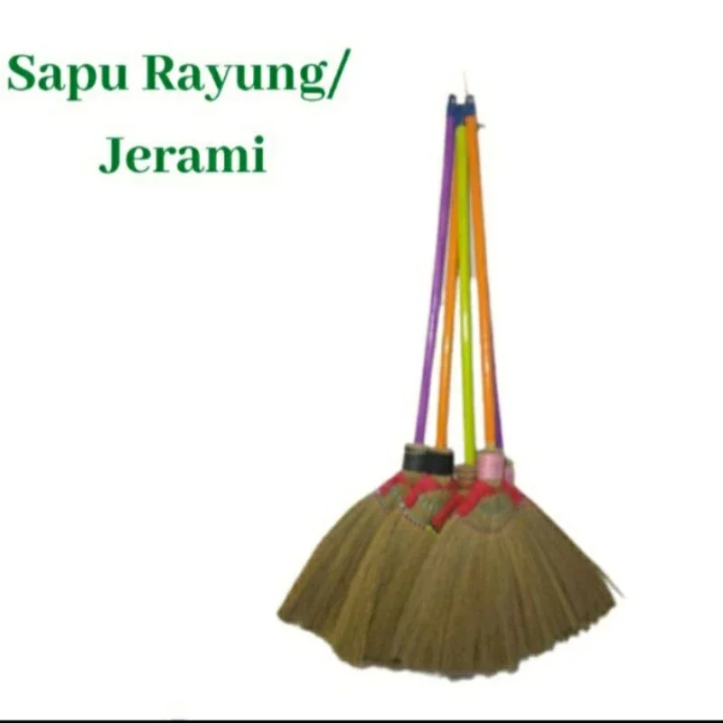 SAPU LANTAI JERAMI / SAPU injuk kuning jerami | Lazada Indonesia