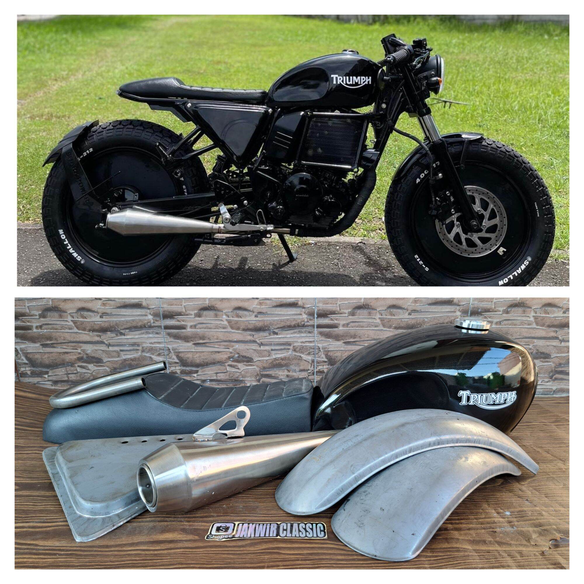 Paket Tangki Custom Japstyle triumph bobber scrambler bratstyle ...