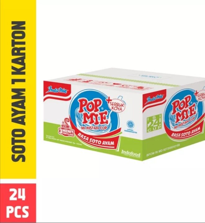 pop mie 1 dus isi 24.pop mie besar ( bukan mini) | Lazada Indonesia