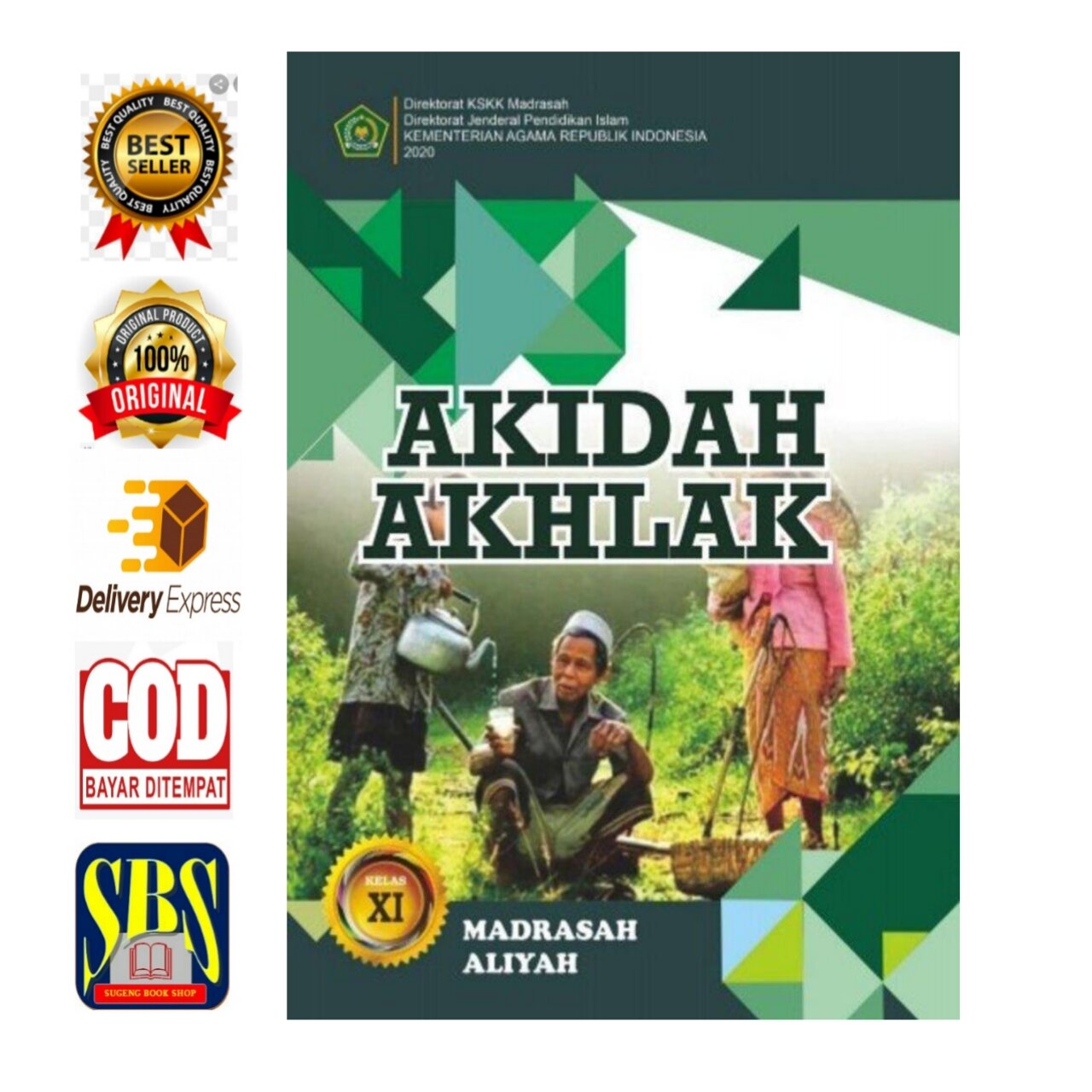 BUKU AKIDAH AKHLAK MADRASAH ALIYAH KELAS XI KSKK 2020 | Lazada Indonesia