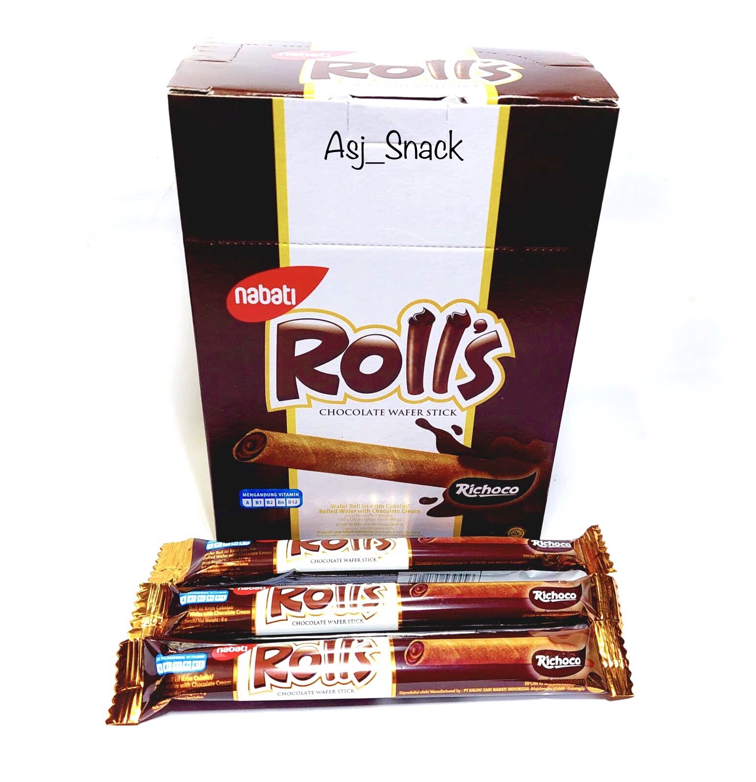 Nabati Roll Richoco Dan Richeese Wafer Roll’s Rasa Krim Cokelat Dan ...