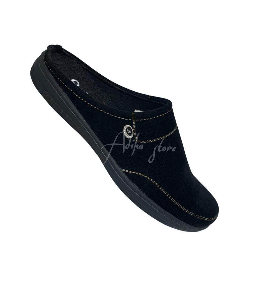 Sepatu Selop Pria Kulit Suede Keren - Adika Store1 | Lazada Indonesia