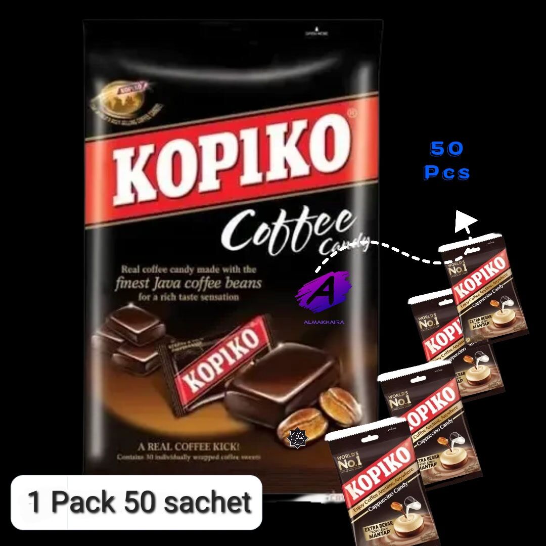 Kopiko Permen Kopi 75gr (50pcs) | Lazada Indonesia