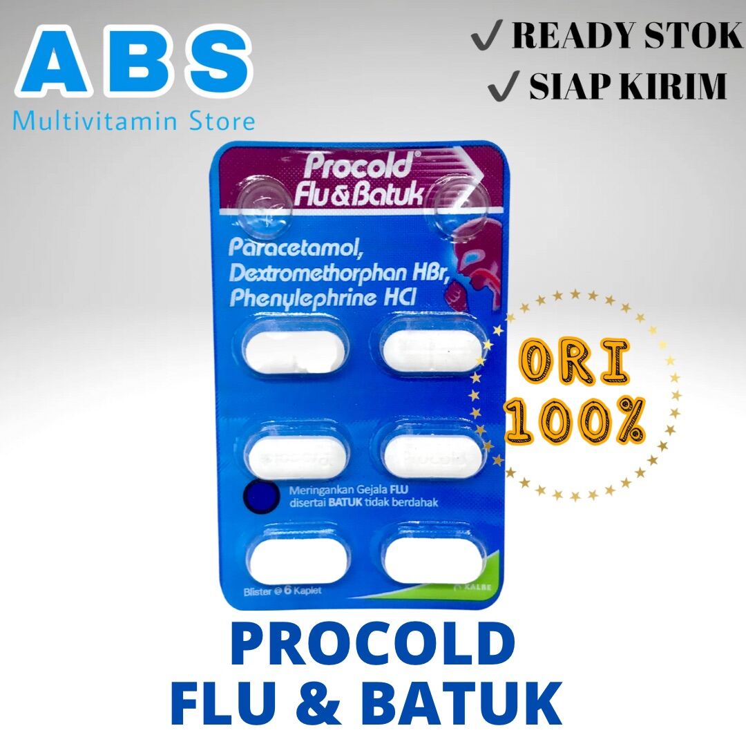 Procold Flu dan Batuk Strip | Lazada Indonesia