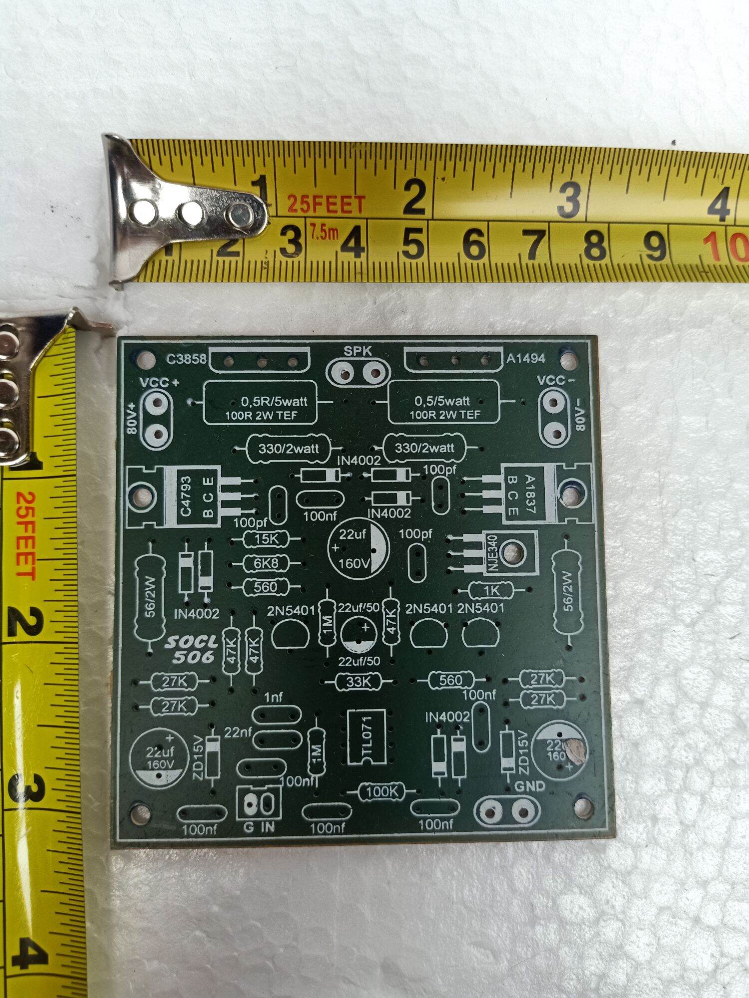 pcb socl506 socl 506 kit driver power speaker kit driver ampli ...