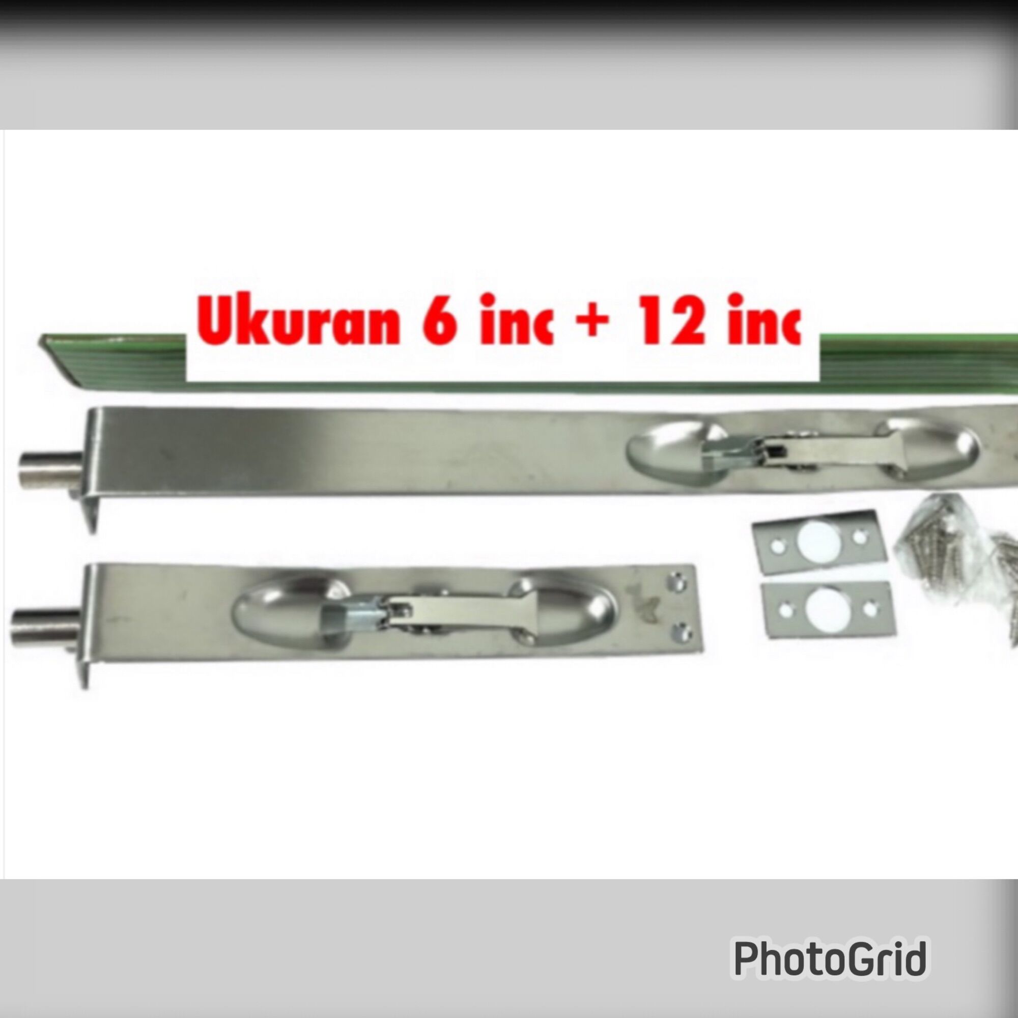 grendel tanam pintu flush bolt selot pintu dua kupu kupu double ...