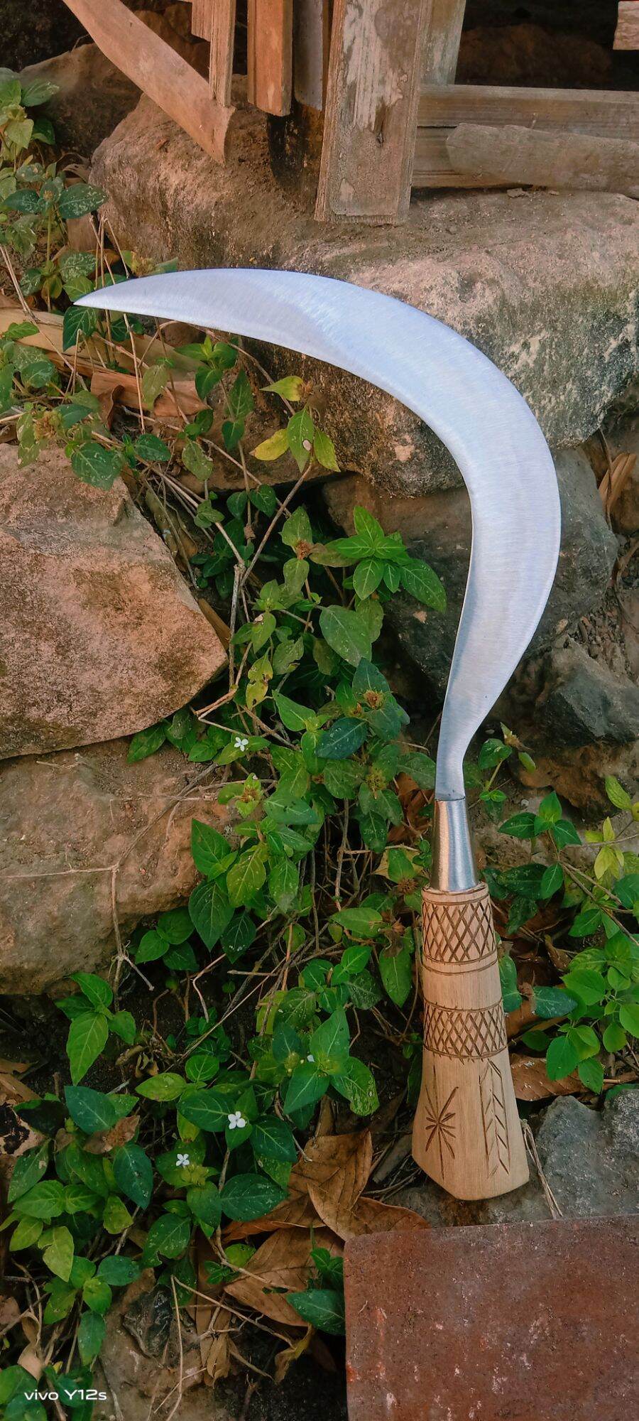 Arit rumput # asli buatan Madura # gagang ukir # asli buatan Madura ...