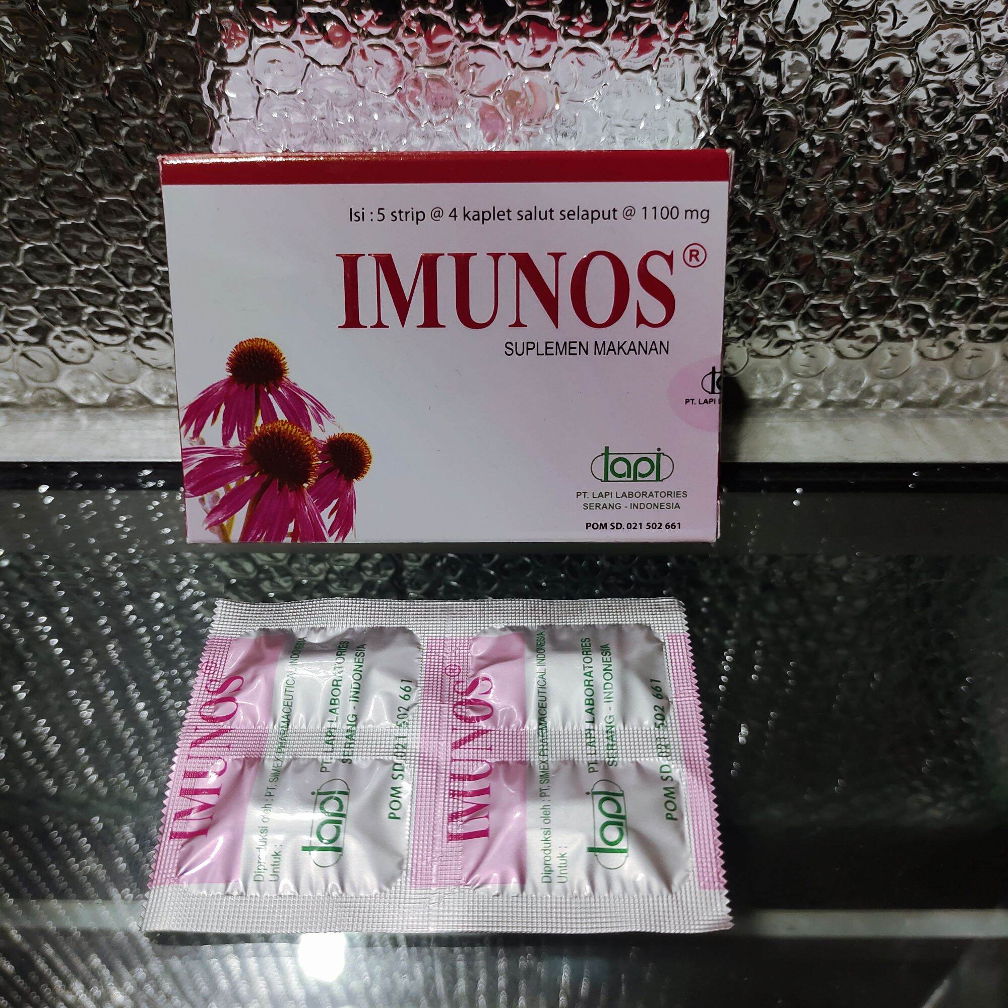 Imunos tablet harga per lembar 4tablet | Lazada Indonesia