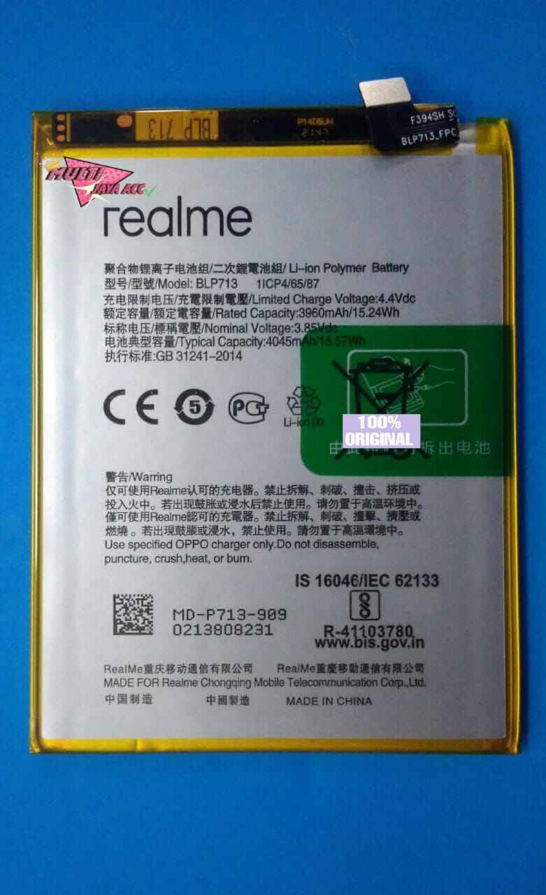 Baterai for Realme BLP713 / Realme 3 Pro battery baterai | Lazada Indonesia