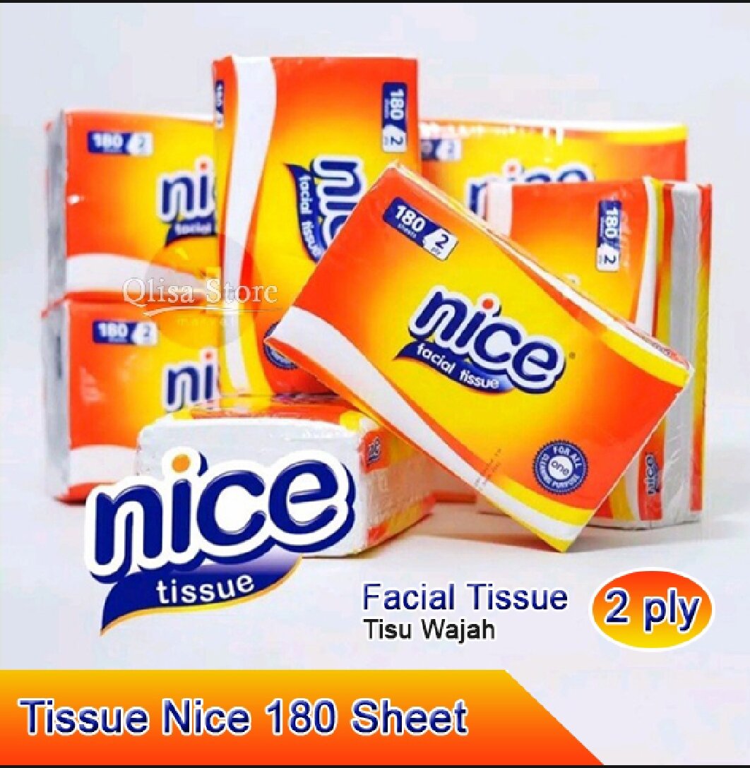 Tisu NICE 2Ply 180 sheet | Lazada Indonesia
