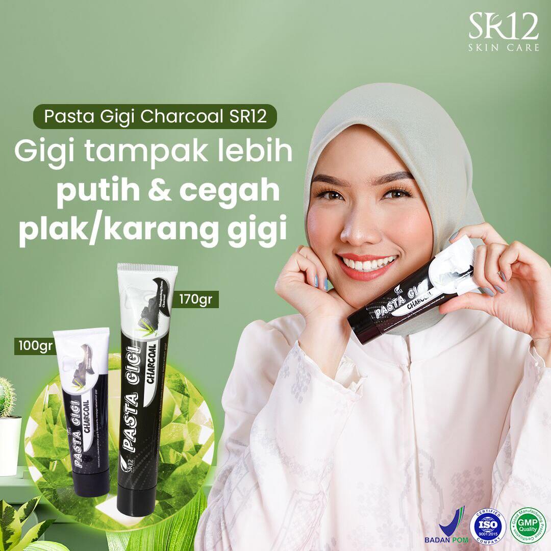 Pasta Gigi Charcoal SR12 | Lazada Indonesia