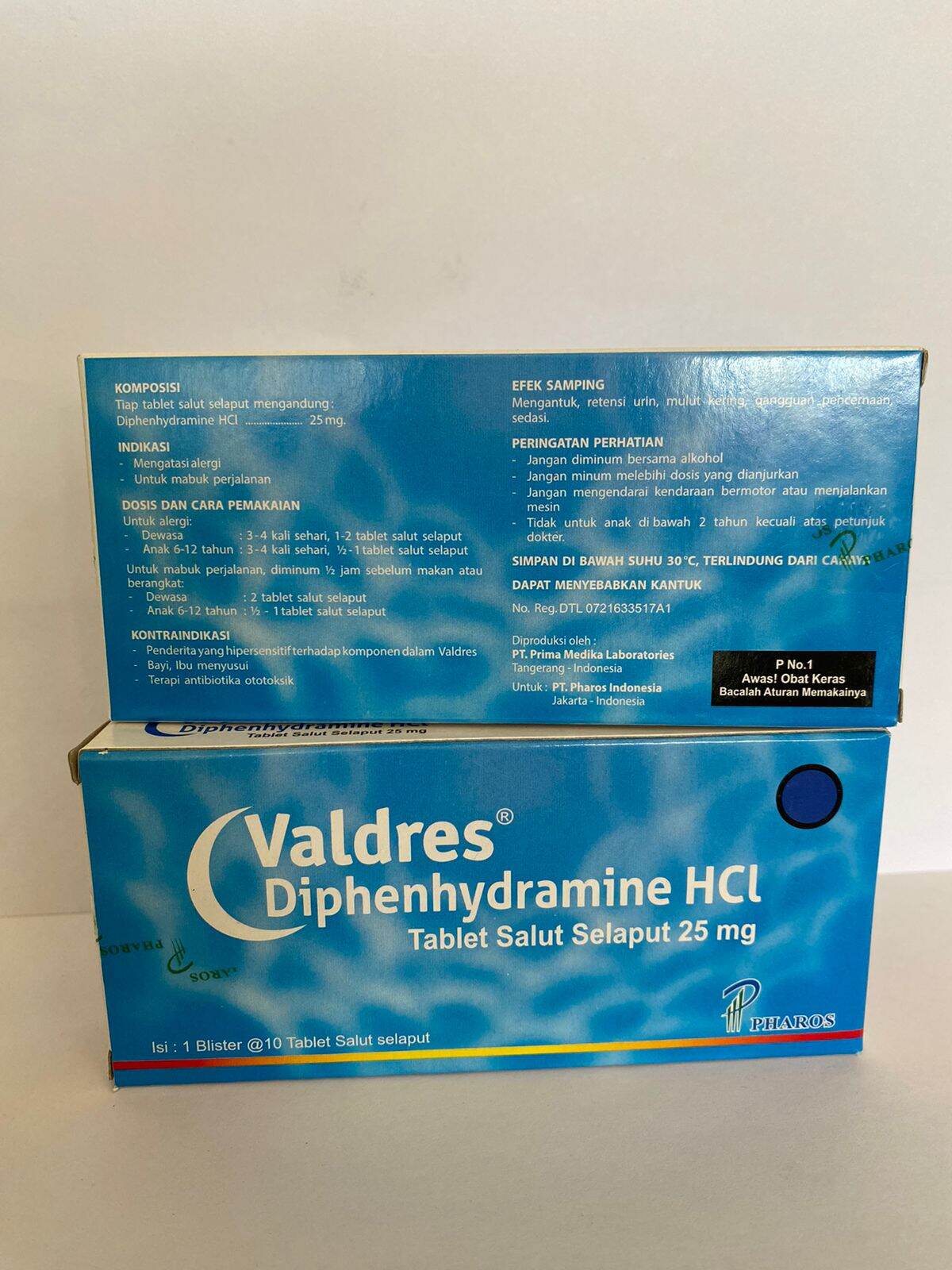 Valdres 25mg Box 10 Tablet | Lazada Indonesia