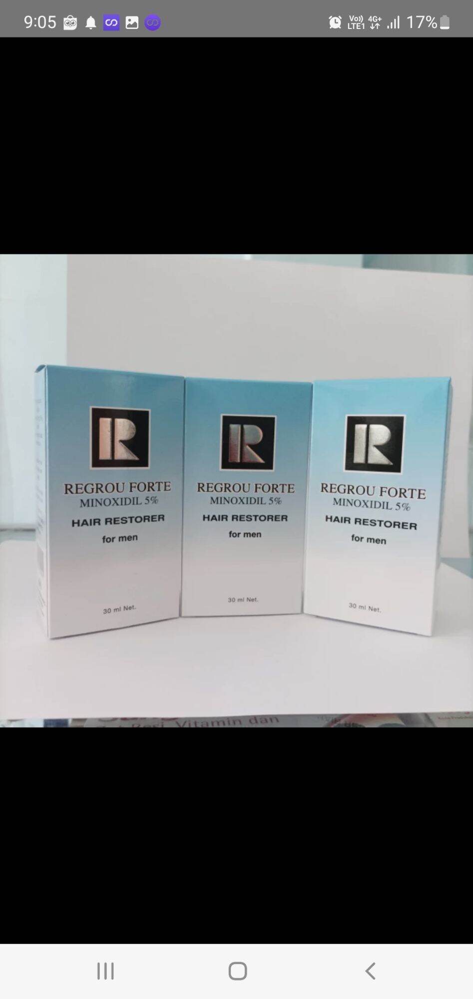 MINOXIDIL REGROW FORTE PENUMBUH RAMBUT PRIA | Lazada Indonesia