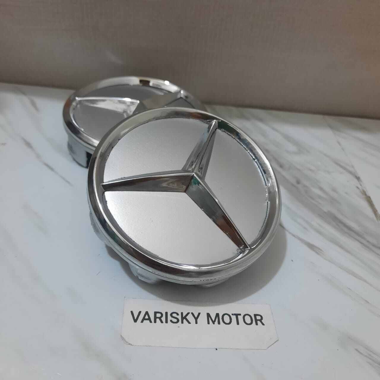 Dop Roda Tutup Velg Mercy Mercedes Benz Ukuran Diameter 7,5mm Chrome ...