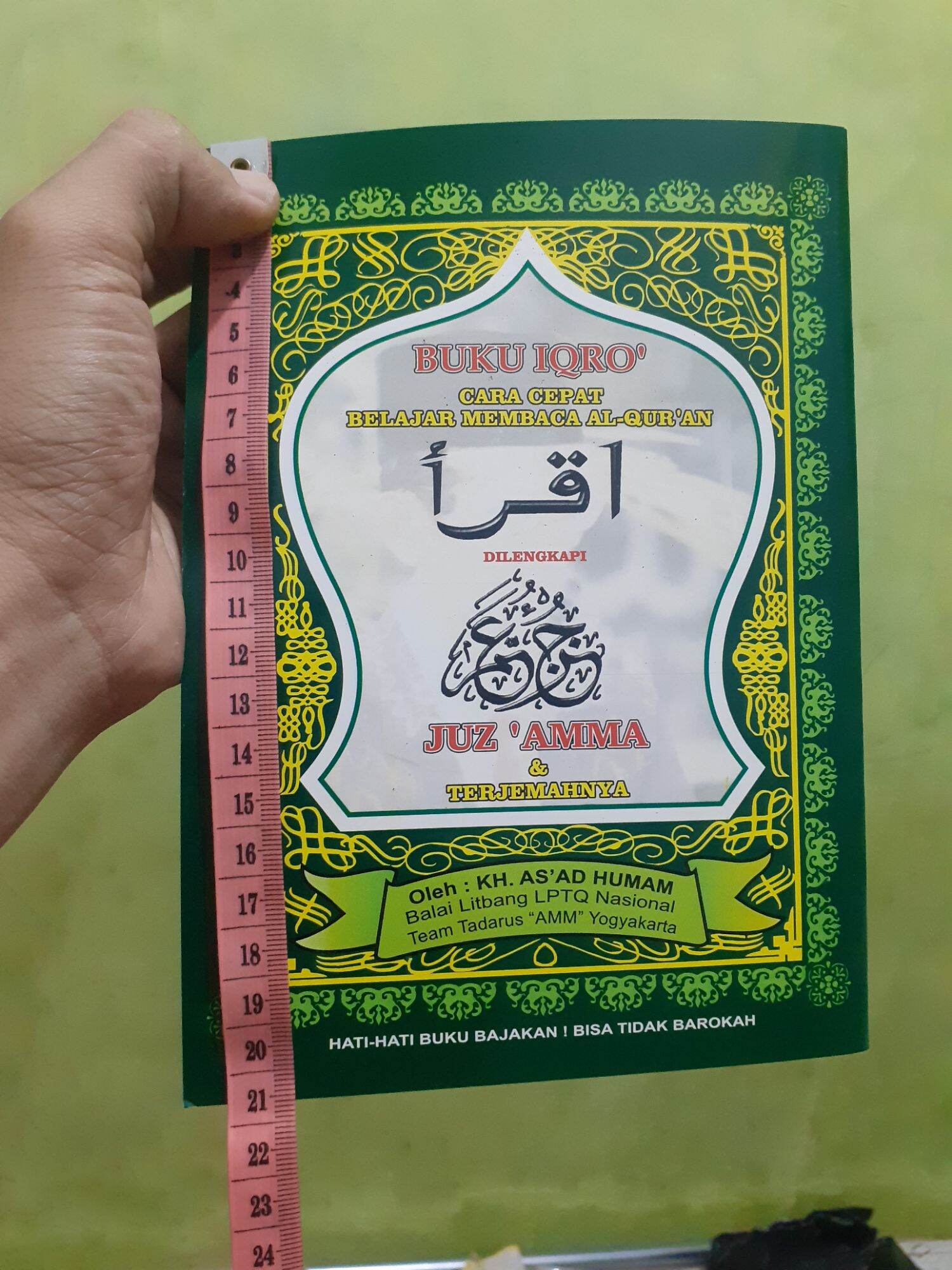 IQRO Besar hitam hijau iQro+juz amma hitam buku iQro | Lazada Indonesia