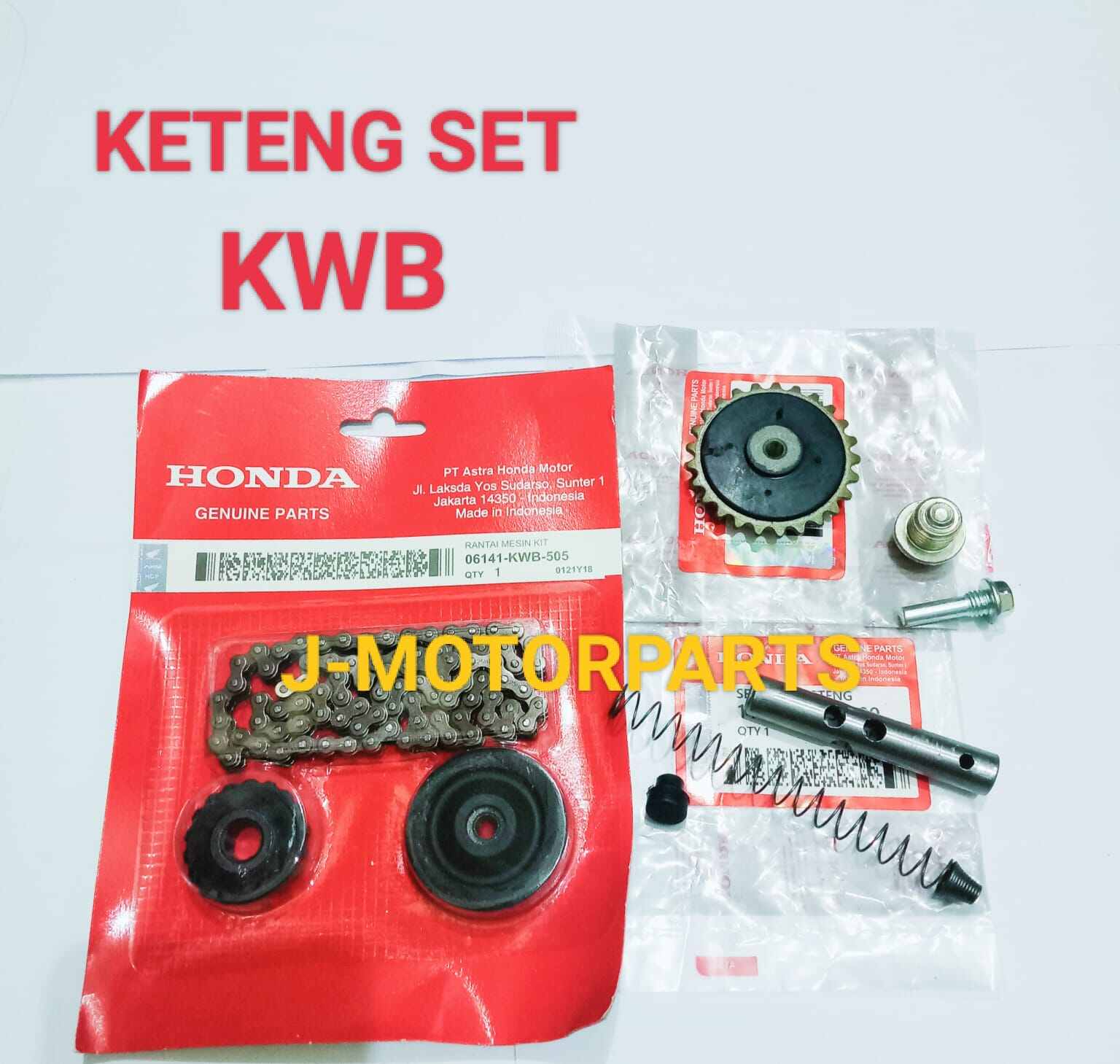 RANTAI KETENG SET KWB + SULING + GIR POMPA OLI + BAUD TENSIONER ROLL ...