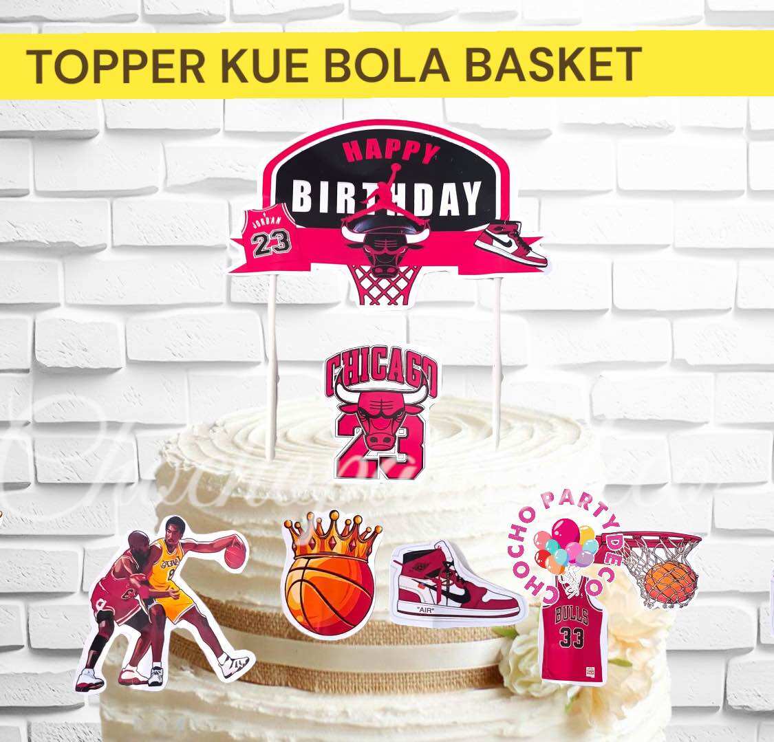 Topper BOLA BASKET / Hiasan Kue Bola Basket | Lazada Indonesia
