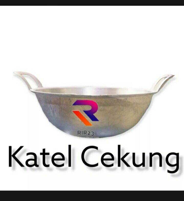 Wajan aluminium anti lengket no 12 waja tumis cekung | Lazada Indonesia