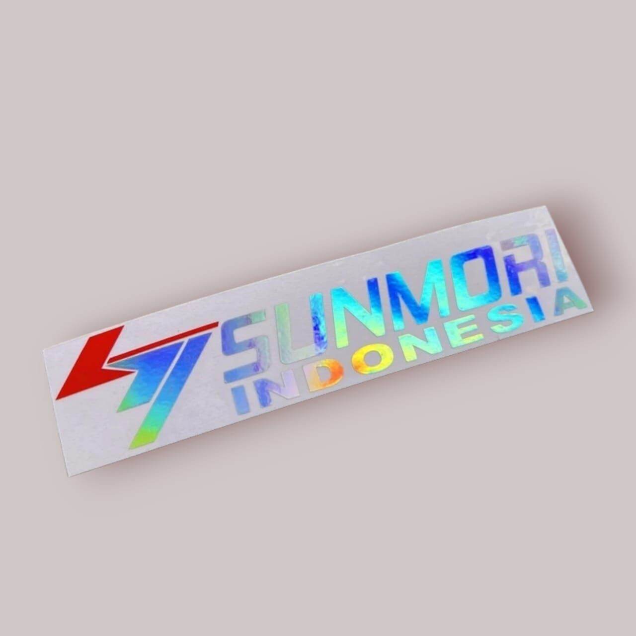 Stiker cutting logo timbul sunmori indonesia | Lazada Indonesia