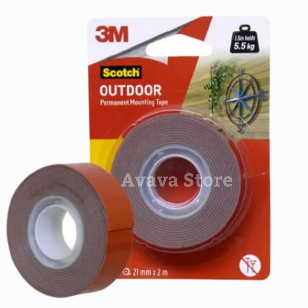 3M Scotch outdoor mounting double tape 4011 | Lazada Indonesia