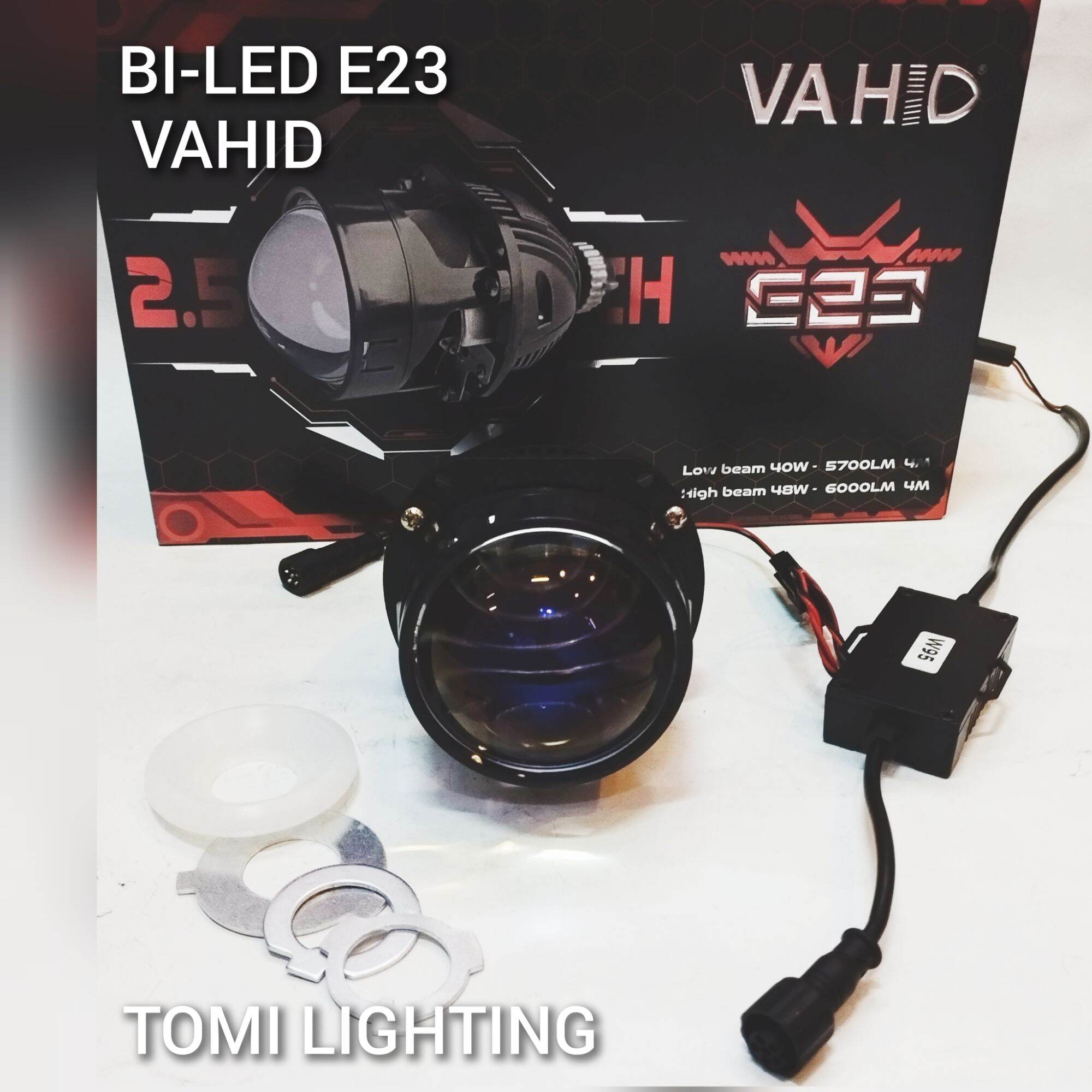 bi-led e23 vahid|2'5 inch|purple lens projector led lampu utama | Lazada Indonesia
