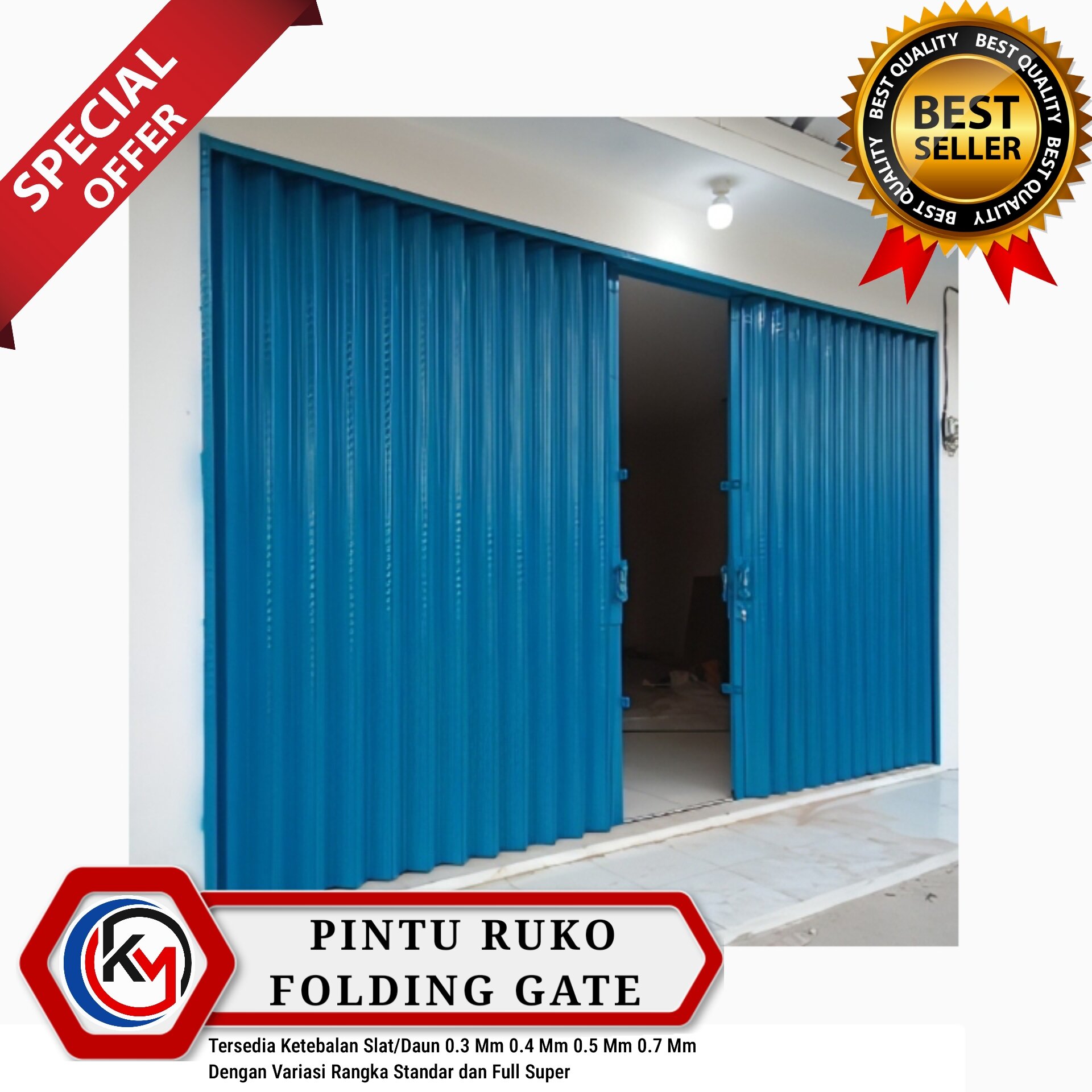 Rolling Door Folding Gate SNI Gratis Pemasangan Wilayah Jabodetabek ...