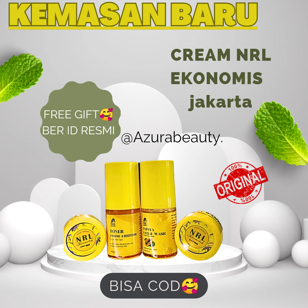 CREAM NRL ORIGINAL,COD DAN FREE GIFT BER ID RESMI | Lazada Indonesia