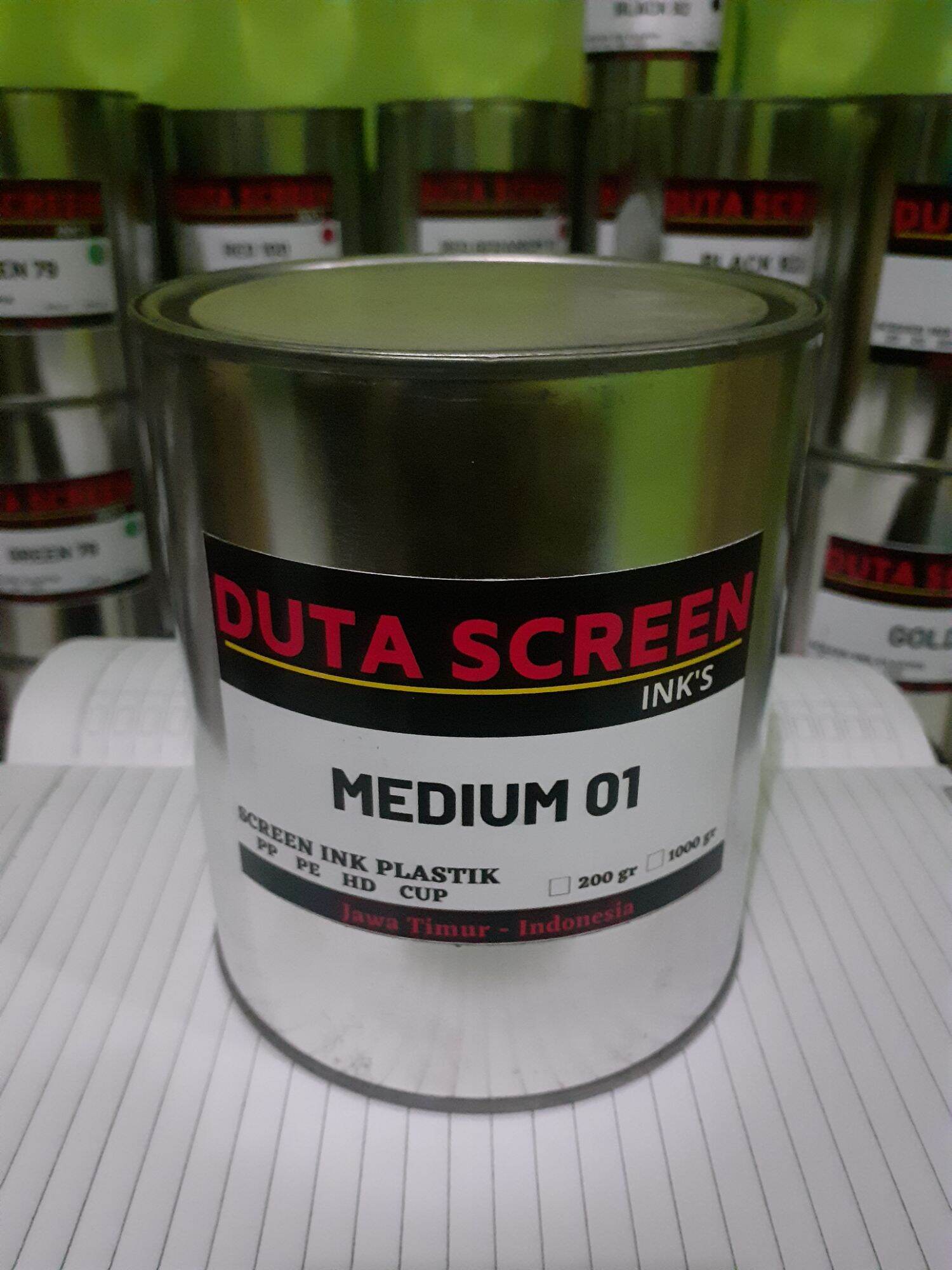 Tinta sablon Duta Screen warna Medium 01 | Lazada Indonesia