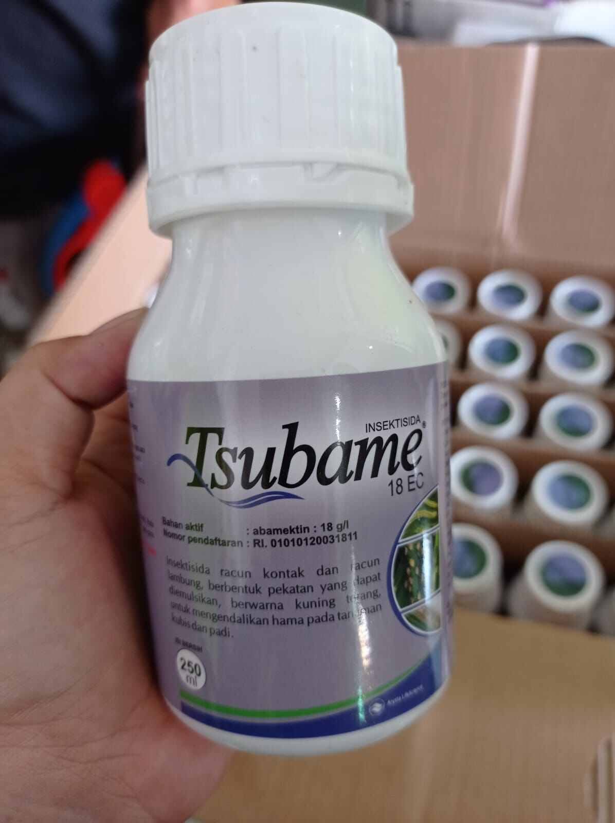 Insektisida Tsubame 250ml bahan aktif Abamectin pestisida Obat ...
