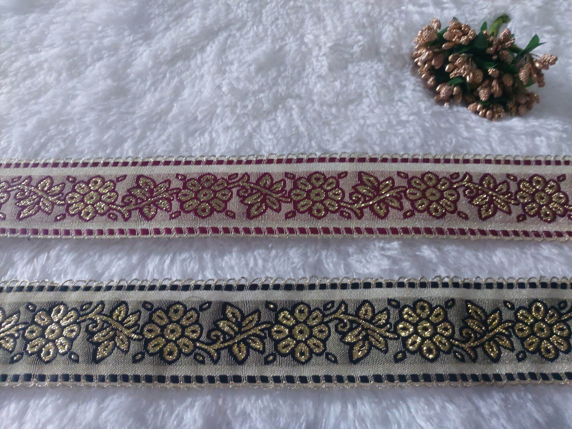 renda india pita bordir | Lazada Indonesia