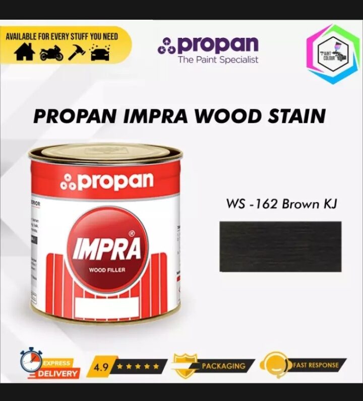 CAT IMPRA WOOD STAIN WS 162 B - BROWN KJ 1 Liter Cat Minyak Impra Propan | Lazada Indonesia