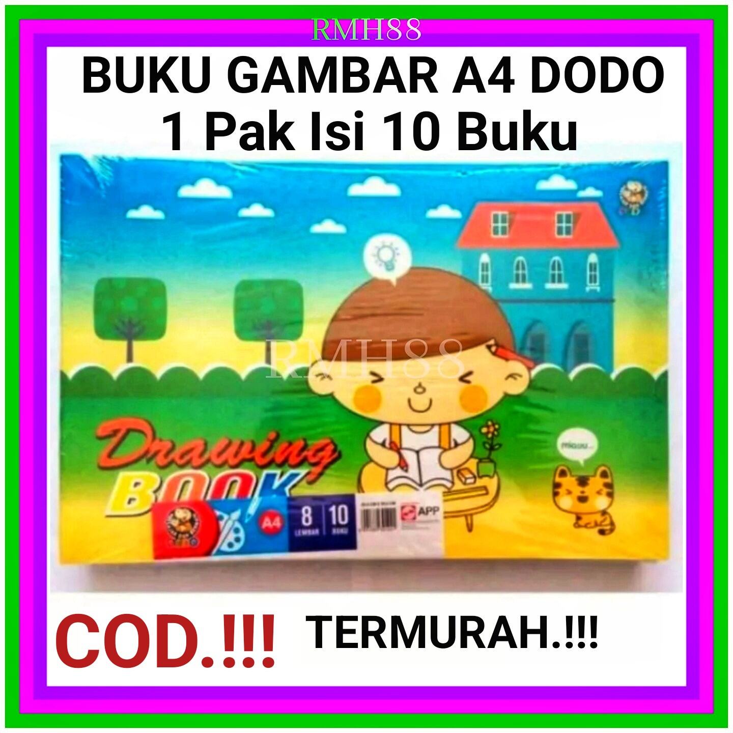 Buku Gambar a4 Dodo [ 1 Pak isi 10 Buku ] | Lazada Indonesia